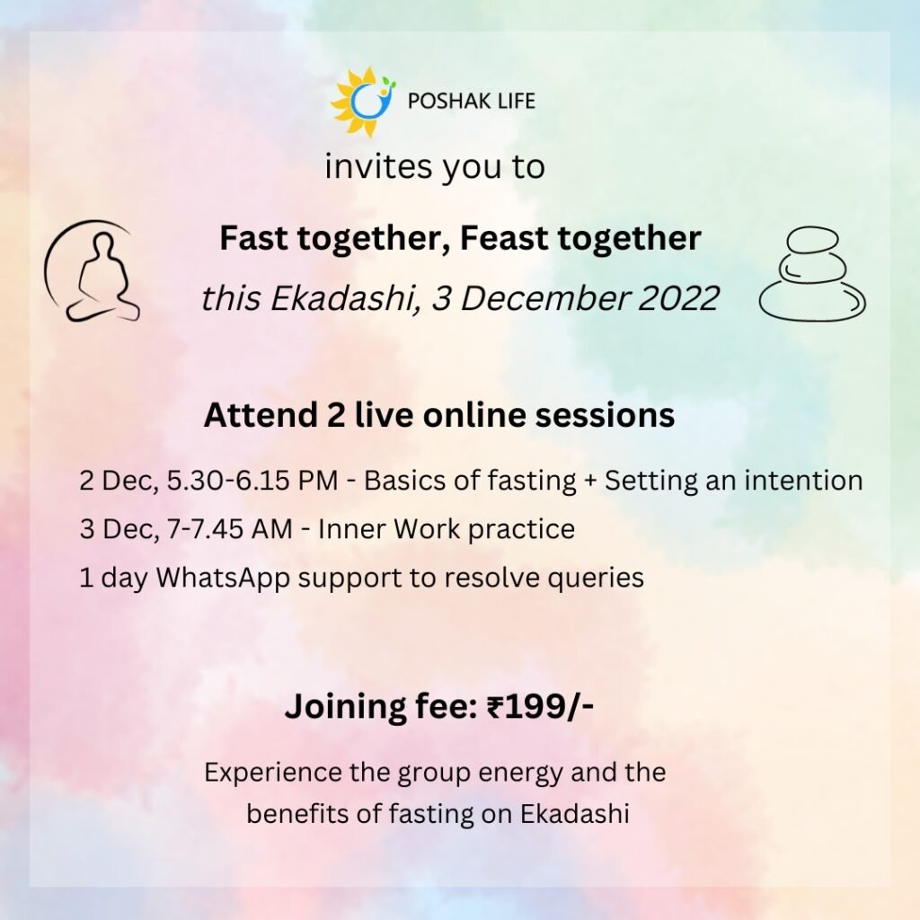 Program: Fast Together, Feast Together - Poshak Life